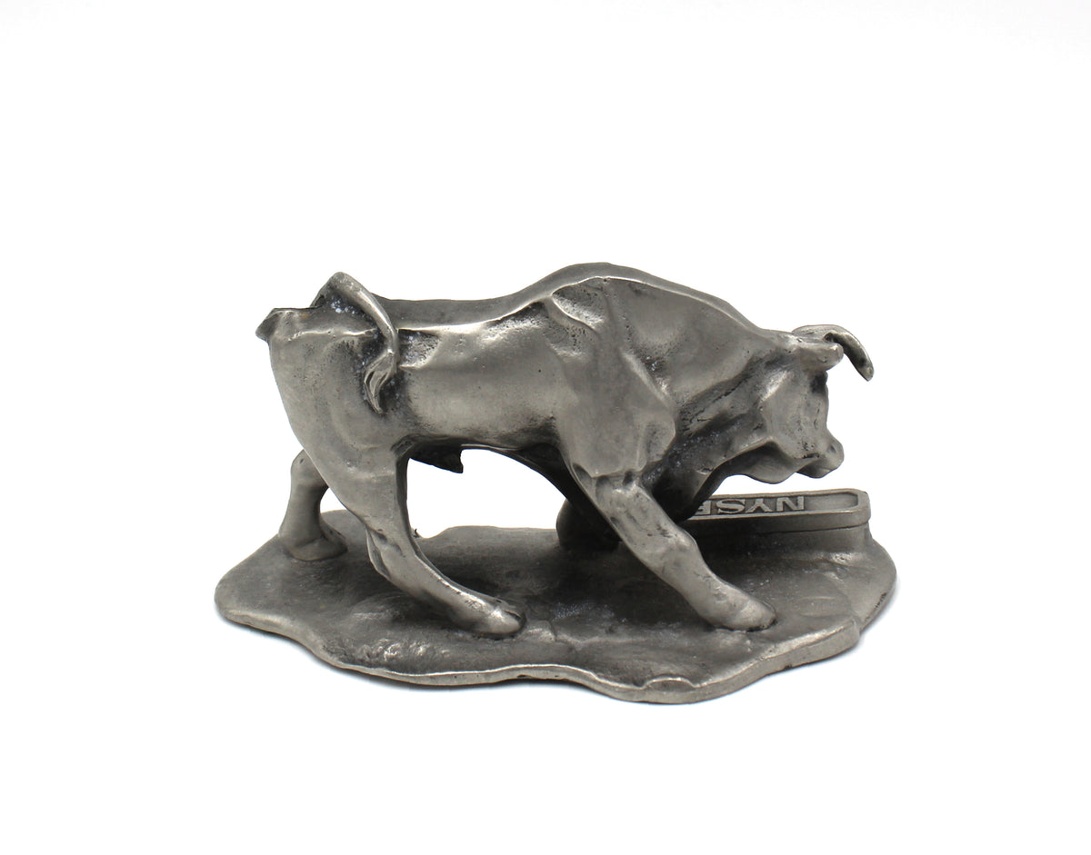 NYSE Pewter Bull Statue | Wall Street Gifts |Wall Street Bull – Wall ...